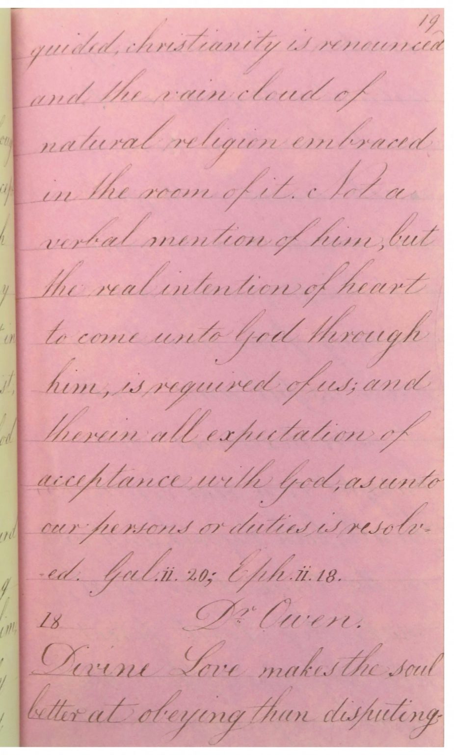 Handwritten religious passages. - Antiquariaat De Roo